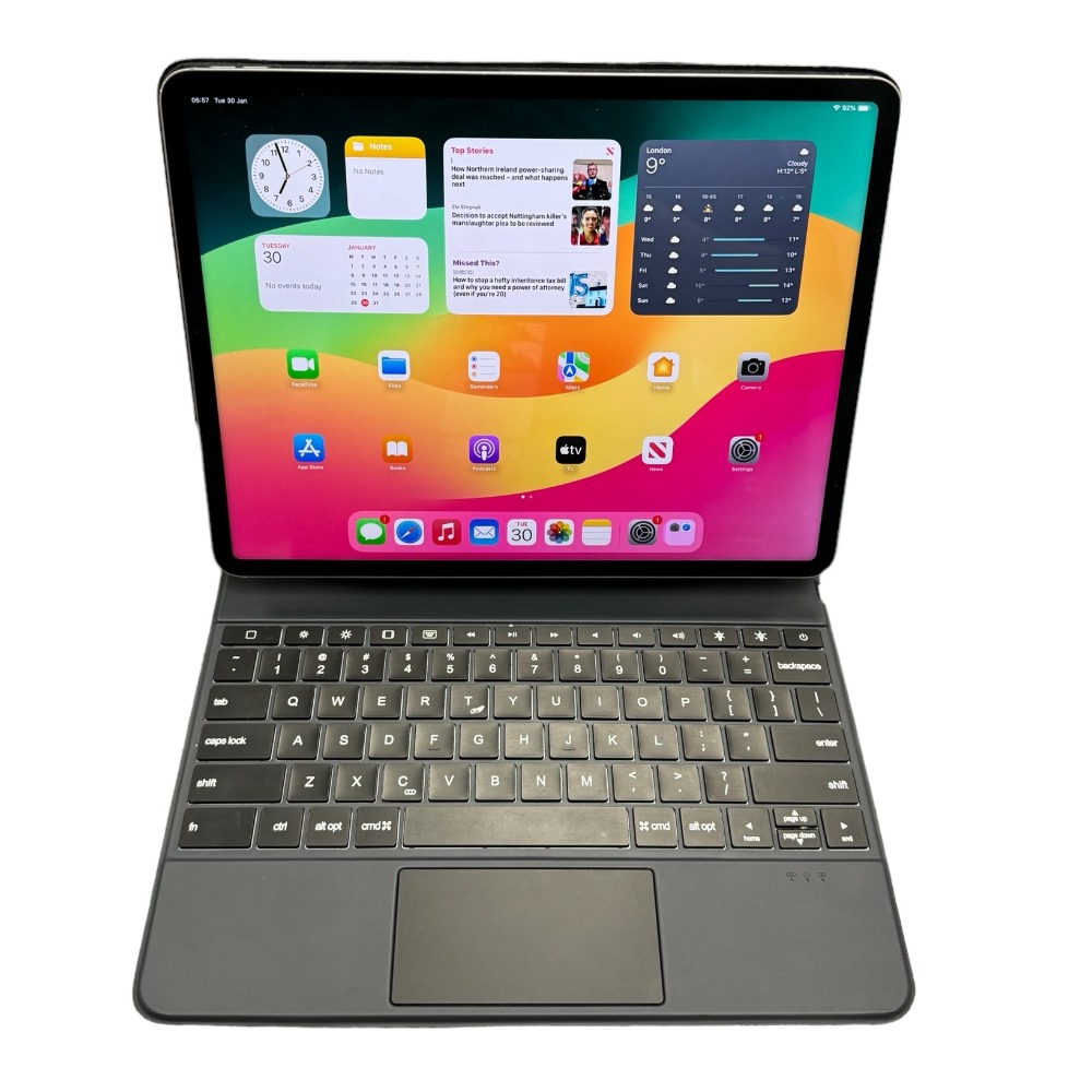 Pre-owned Apple iPad Pro 6th Gen 12.9" Unlocked 128GB Space Grey With ...